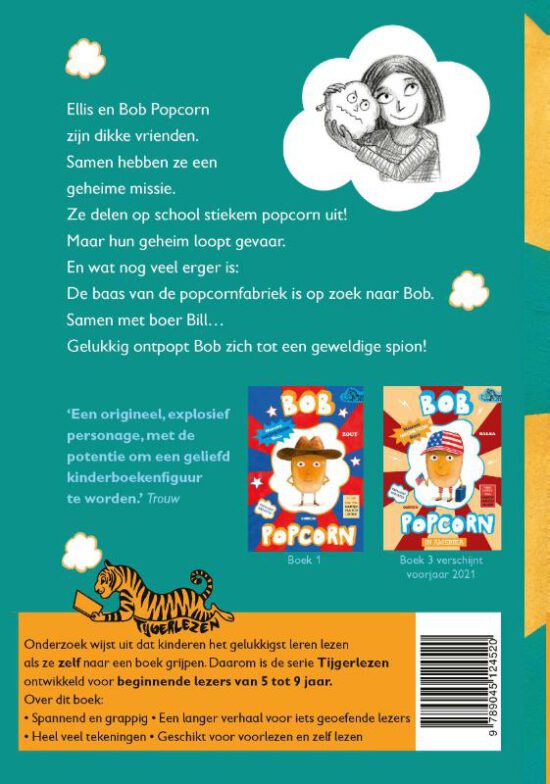 Bob Popcorn – De Popcorn Spion | 9789045124520 | Rapunsel kinderboeken ...